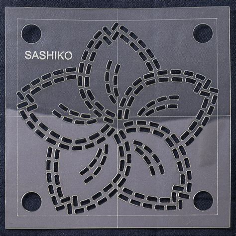 Sashiko Template 410cm Sakura Cherry Blossom Escape And Create