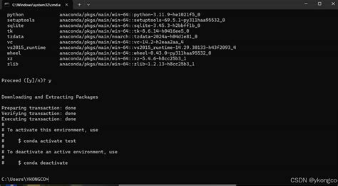 如何用anaconda 创建环境并选择解释器运行在vscodeconda Python 311 Csdn博客