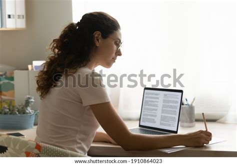 Confident Female Interpreter Translate Document Foreign Stock Photo 1910864023 Shutterstock