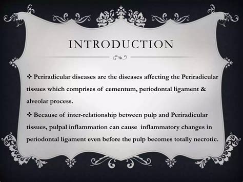 Periradicular Diseases Pptx