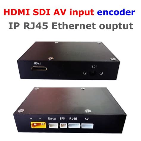 Hdmi Sdi Av Input Encoder Ip Rj45 Ethernet Output Ahd H265