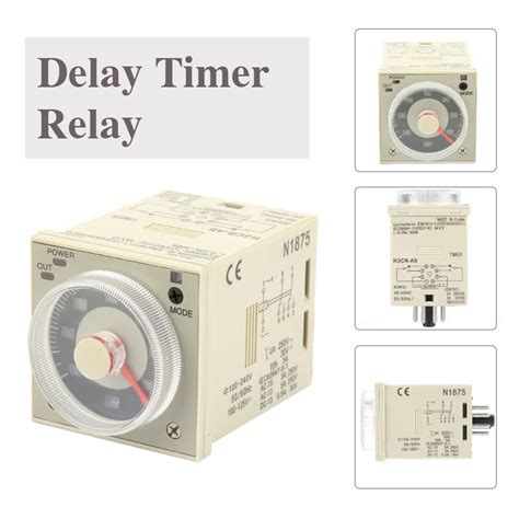 H3cr A8 Knob Control Delay Timer Relay 8 Broches Maroc Ubuy