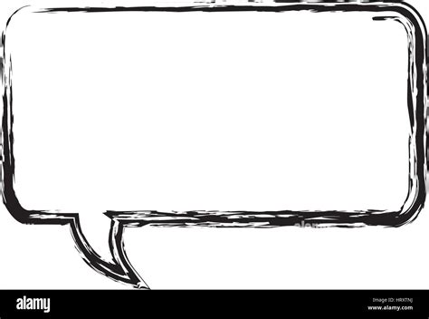 Blurred Silhouette Rectangle Dialog Box Icon Stock Vector Image And Art