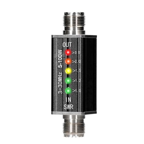 Led Swr Meter 3 30mhz Frequency Shortwave Standing Waves Indicator 5 Leds H6f6 Ebay
