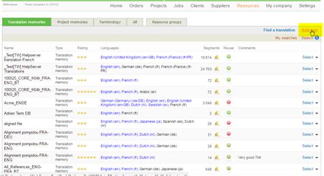 Translation Memory Clean Upediting Wordbee Support And Community