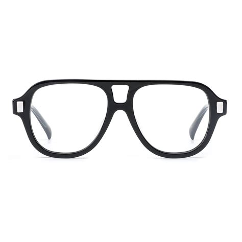 High Quality Acetate Crystal Pilot Shape Eyeglasses Men Glasses Adult