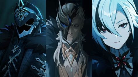 Genshin Impact Leak Shows Fatui Harbingers Political Factions Spoiler