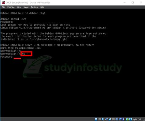 KONFIGURASI DHCP SERVER DEBIAN DI VIRTUALBOX