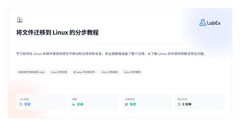 将文件迁移到 Linux 的分步教程 Labex