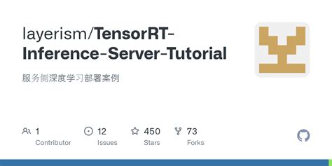 Github Layerismtensorrt Inference Server Tutorial 服务侧深度学习部署案例