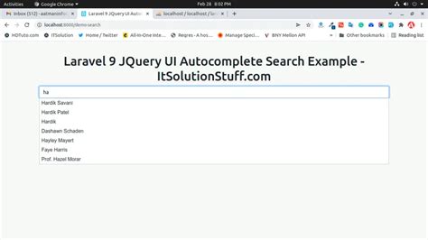 Laravel 9 Autocomplete Search Using Jquery Ui Example Danatec