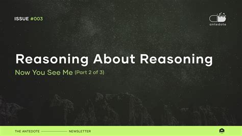 reasoning about reasoning ii