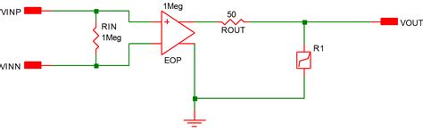Simplis Reference Example 3 Operational Amplifier With Saturation