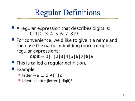 Compiler Construction Chapter Number 2 Slides Ppt