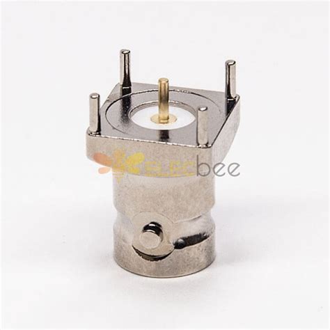 20pcs Bnc Pcb Connector 180 Degree Through Hole