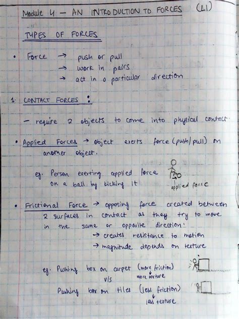 Introduction To Forces Physics 0625 Igcse Pdf