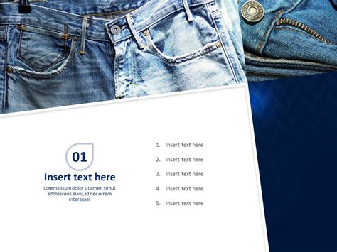Free Design Template Denim Jeans