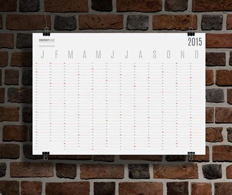 Printable Split Year Calendar