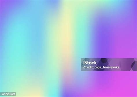 홀로그램 그라디언트 진주빛 배경 힙스터 카드 네온 미래 삽화 흐림 글리치 추상 텍스처 핑크색의 부드러운 질감입니다 리퀴드 라이트 보라색 홀로그램 그라디언트 0명에 대한 스톡