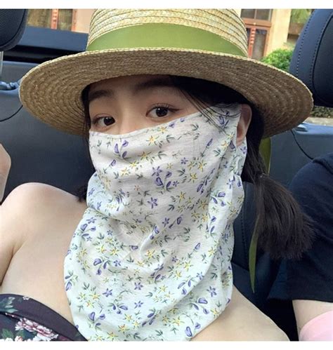 가베토 여름 자외선차단 플라워 얼굴커버 마스크 티몬