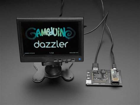 Gameduino 3x Dazzler For Feather M4 By Excamera Labs Australia