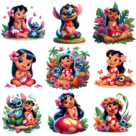 Stitch Png Stitch And Angel Png Bundle Lilo Stitch Png Stitch Couple Png Stitch Love Png