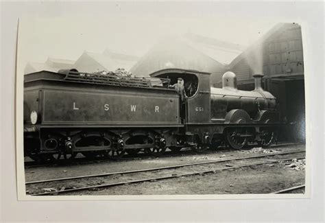 Lswr Railway Locomotive Photograph A12 Class 651 D979 £3 50 Picclick Uk