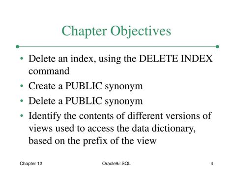 Ppt Chapter 12 Additional Database Objects Powerpoint Presentation