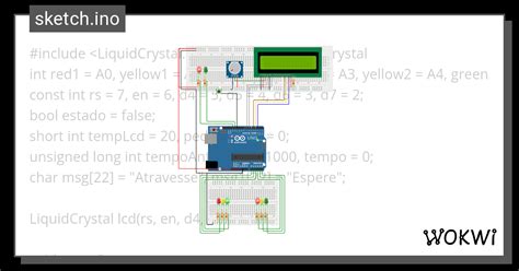 semaforo tempo lcd david wokwi esp32 stm32 arduino simulator