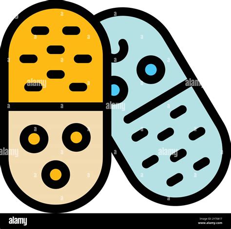 Two Colorful Medicine Capsules Are Overlapping Each Other Forming The Shape Of A Cross Stock