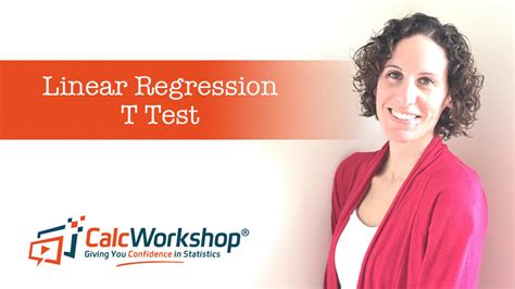 Linear Regression T Test When How W Examples