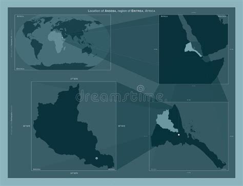 Anseba Eritrea Described Location Diagram Stock Illustration