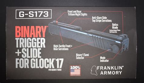 Franklin Armory Delivers G S173 Binary Kit For Glock 17