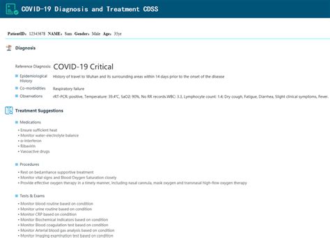 User Interface Of The Prototype Clinical Decision Support System Download Scientific Diagram