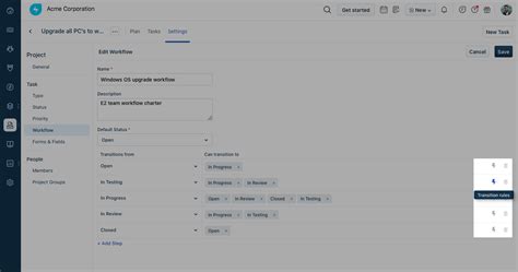 How To Configure Workflow Transitions Freshservice