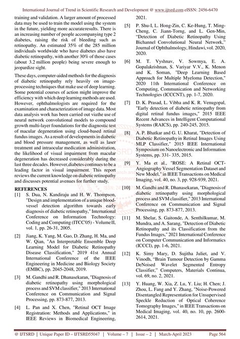 Detection Of Diabetic Retinopathy In Retinal Image Early Identification Using Deep Cnn Pdf