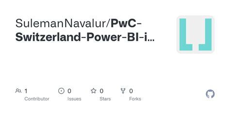 GitHub SulemanNavalur PwC Switzerland Power BI In Data Analytics Virtual Case Experience