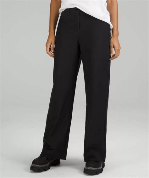 City Sleek Pocket High Rise Wide Leg Pant Full Length Light Utilitech City Sleek Pocket