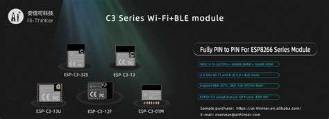 Esp32 C3 Series Module 32 Bit Risc V Mcu And 24 Ghz Wi Fi And Bluetooth 5