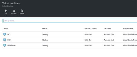 Simultaneously Startstop All Azure Resource Manager Virtual Machines In A Resource Group