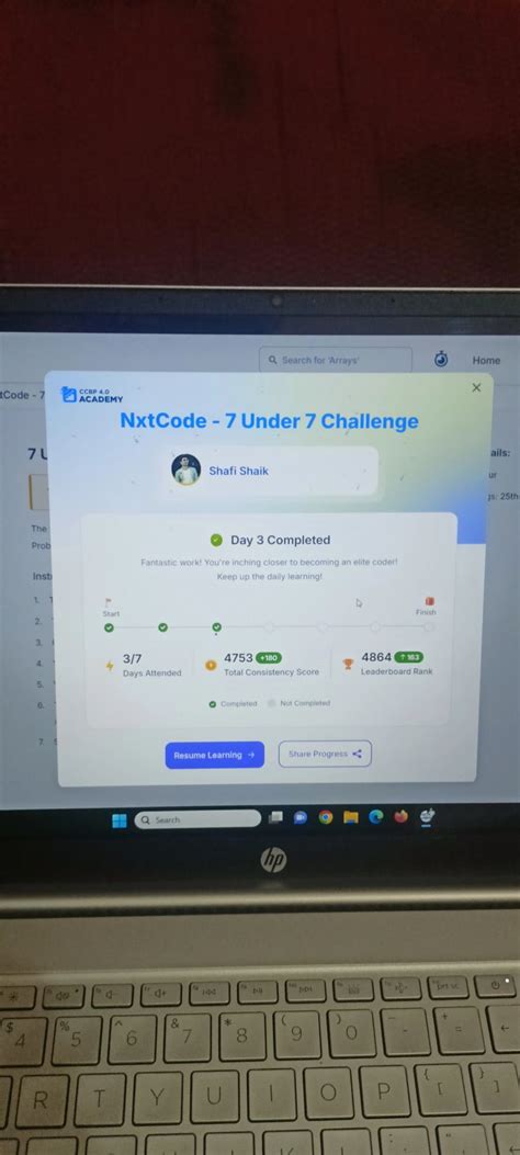 Shafi Shaik On Linkedin Day 26365 Daily Coding Challenge Nxtwave