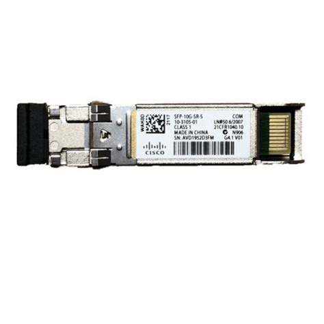 Оптический модуль Cisco SFP-10G-SR-S SFP+ Duplex совместим с 10GBASE-SR ...