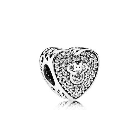Disney Mickey And Minnie Sparkling Heart Pandora Jewelry Us Pandora