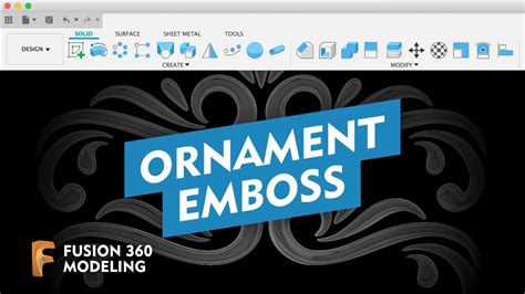 How To Emboss A Design In Fusion 360 Design Talk How To Emboss A Design In Fusion 360 Design Talk