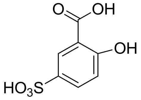5 磺基水杨酸 CAS 97 05 2 广东翁江化学试剂有限公司