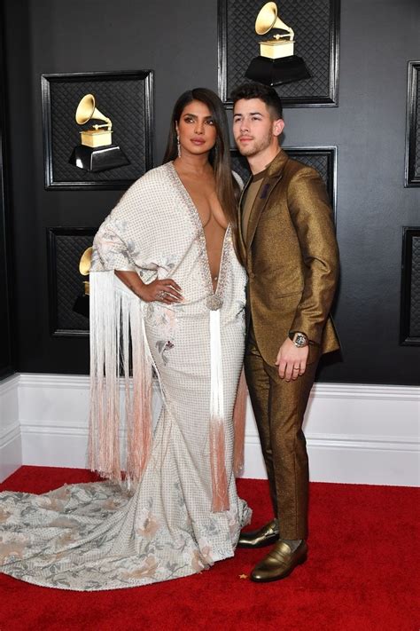Priyanka Chopra Jonas Goes Braless In Daring Plunging Gown At The 2020 Grammy Awards