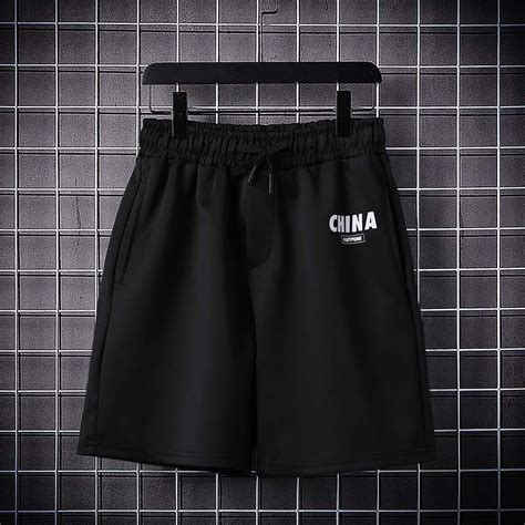 20 กางเกงขาสั้นลําลองทรงหลวมสําหรับผู้ชาย Jinshi1 Th Thaipick