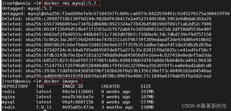 docker中mysql的安装与管理命令详解 csdn博客