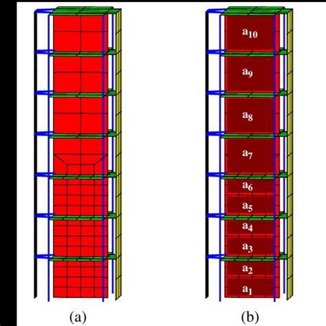 A Fe Model Of Test Structure In Fedeaslab And B Definition Of Download Scientific Diagram