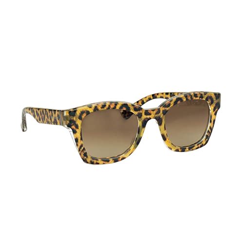 Axel Co X Vonzipper Tinted Leopard Glasses